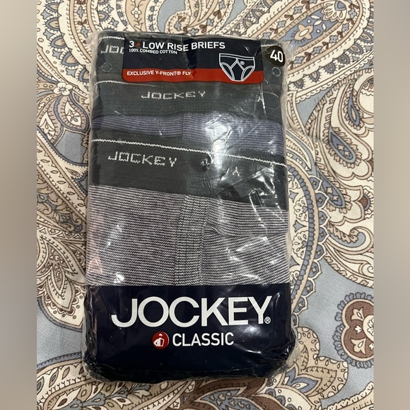 Jockey | Underwear & Socks | Nwt Mens Jockey Classic Pack Of 3 Striped Low Rise Cotton Briefs 4 ...